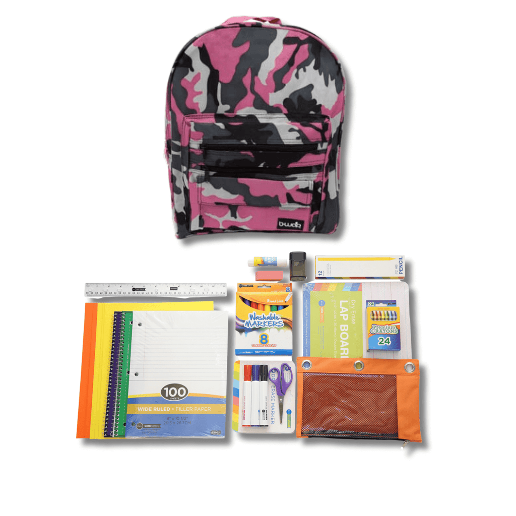 1st-5th Deluxe 62-Item Kit in 16" Classic Backpack ($23.50/Kit | 6/Case ...