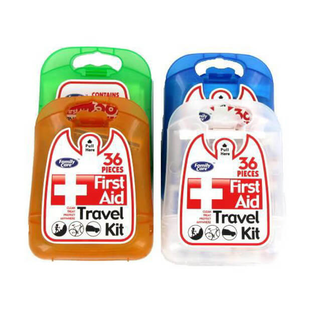 First Aid Travel Kit ($1.64 per Kit, 48 per Case) – BLU School Supplies