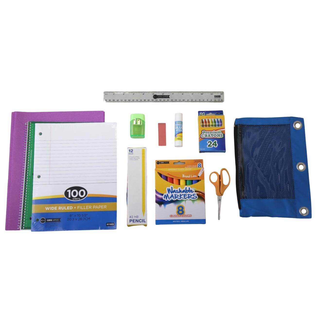 Wholesale 1st-5th Grade Essentials Kit (54 Items per Kit) – BLU School ...