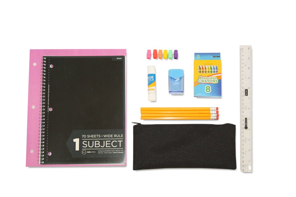 Wholesale Student Essentials Kit (24 Items per Kit) – BLU School Supplies